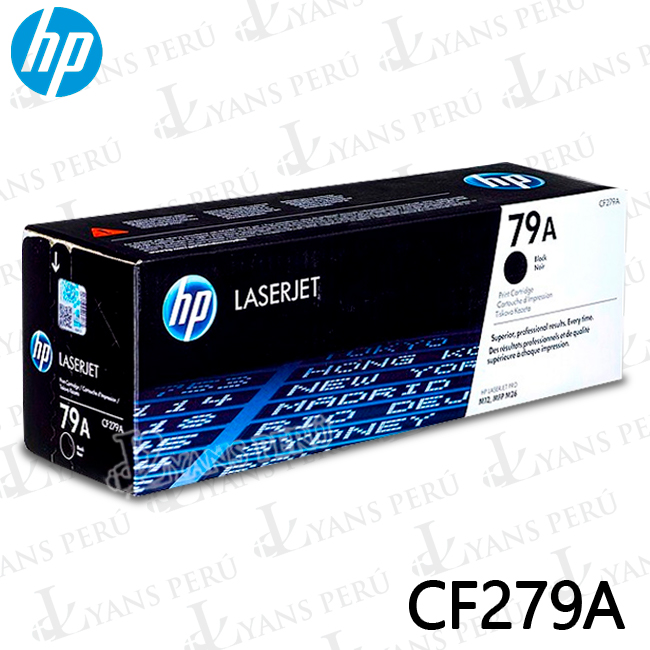 TONER HP CF279A (79A) M12W BLACK 1,000KPG ORIGINAL - Importaciones ...